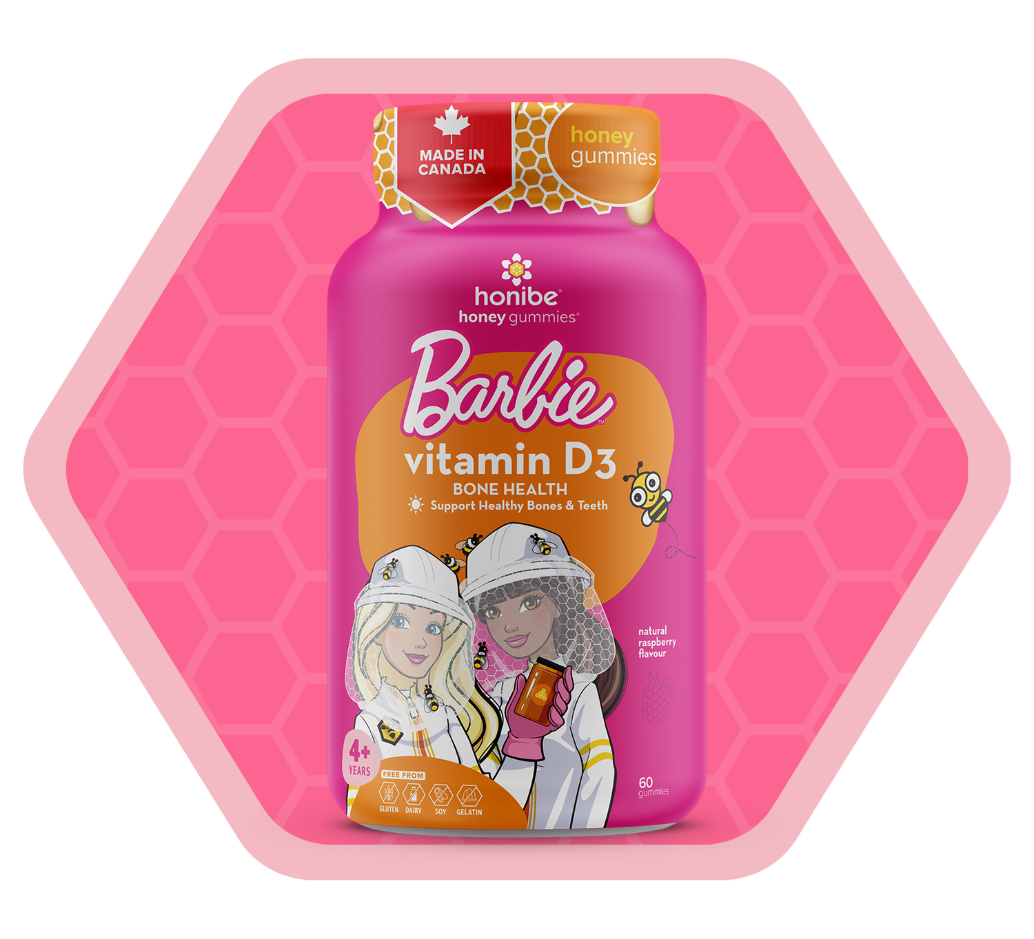 Barbie™ Omega-3 Brain Health Honey Gummies | Honibe