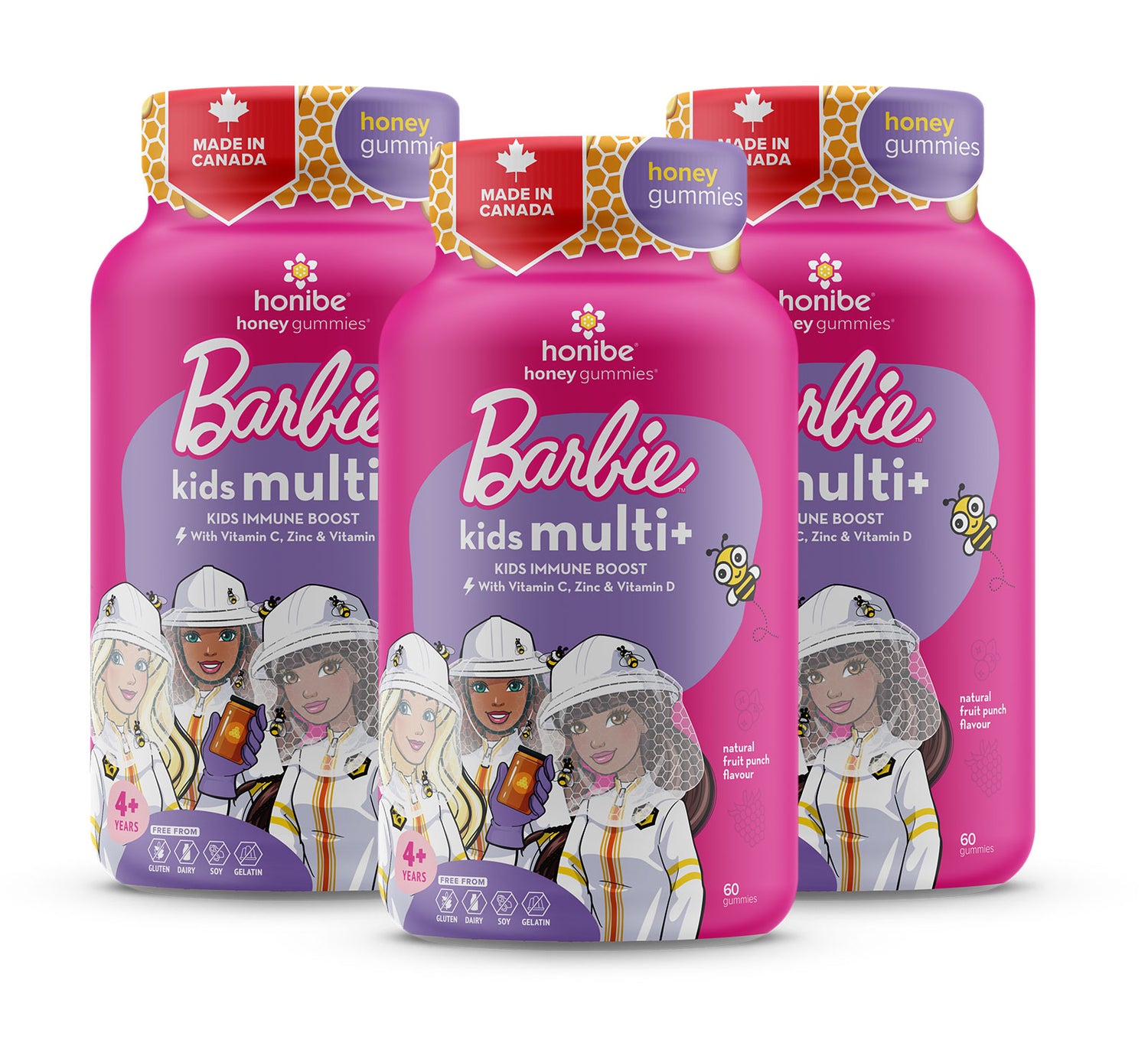 Barbie™ Omega-3 Brain Health Honey Gummies | Honibe