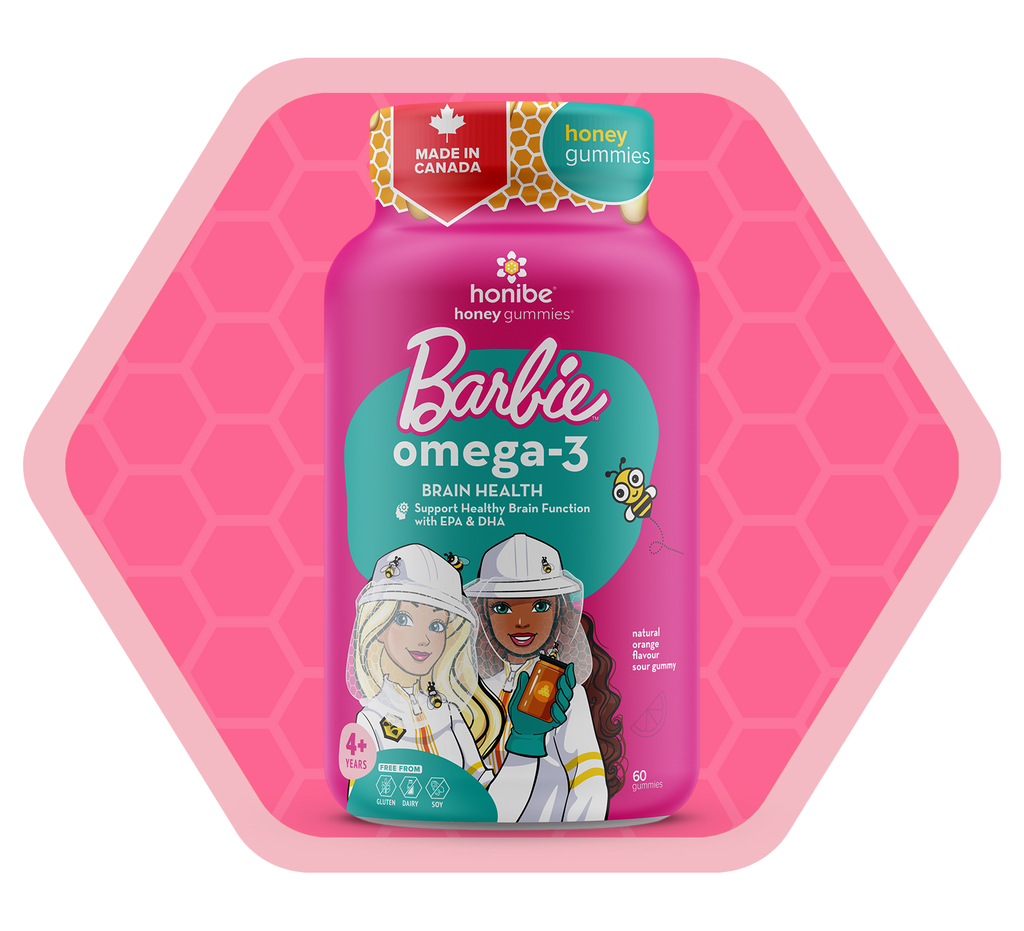 Barbie™ Omega-3 Brain Health Honey Gummies | Honibe